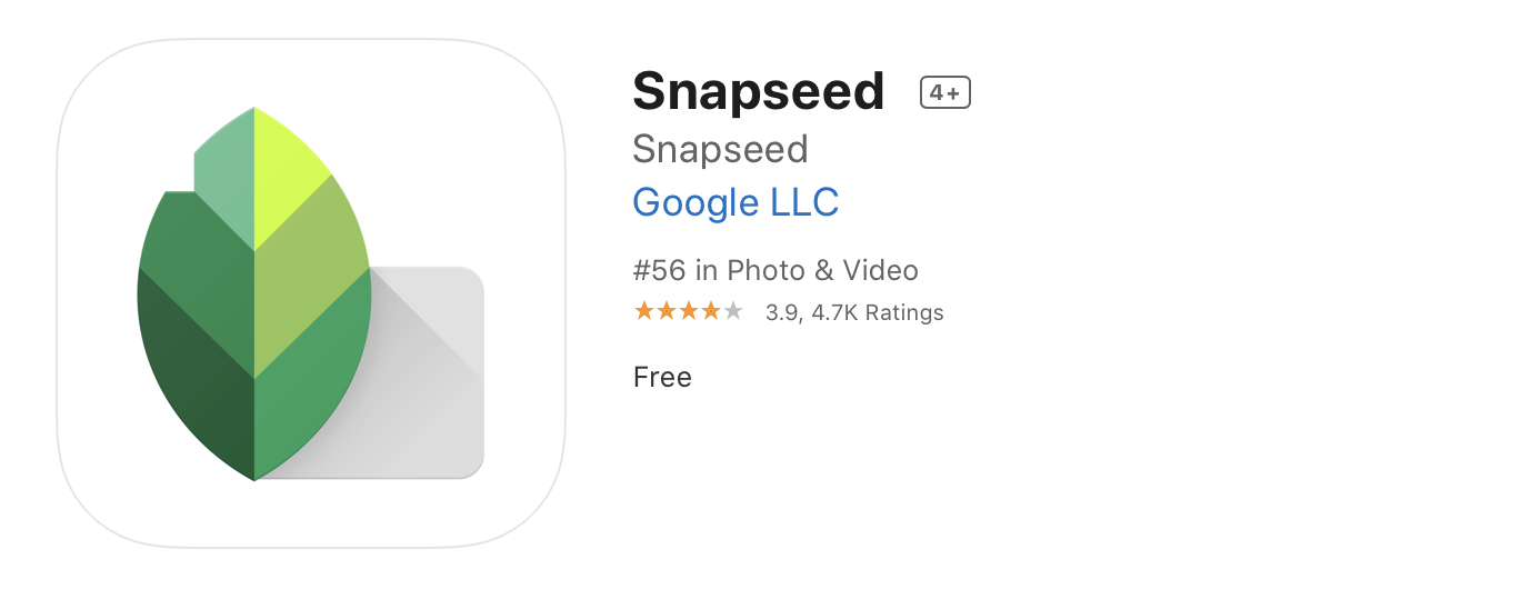 Snapseed - Kryteo.cz
